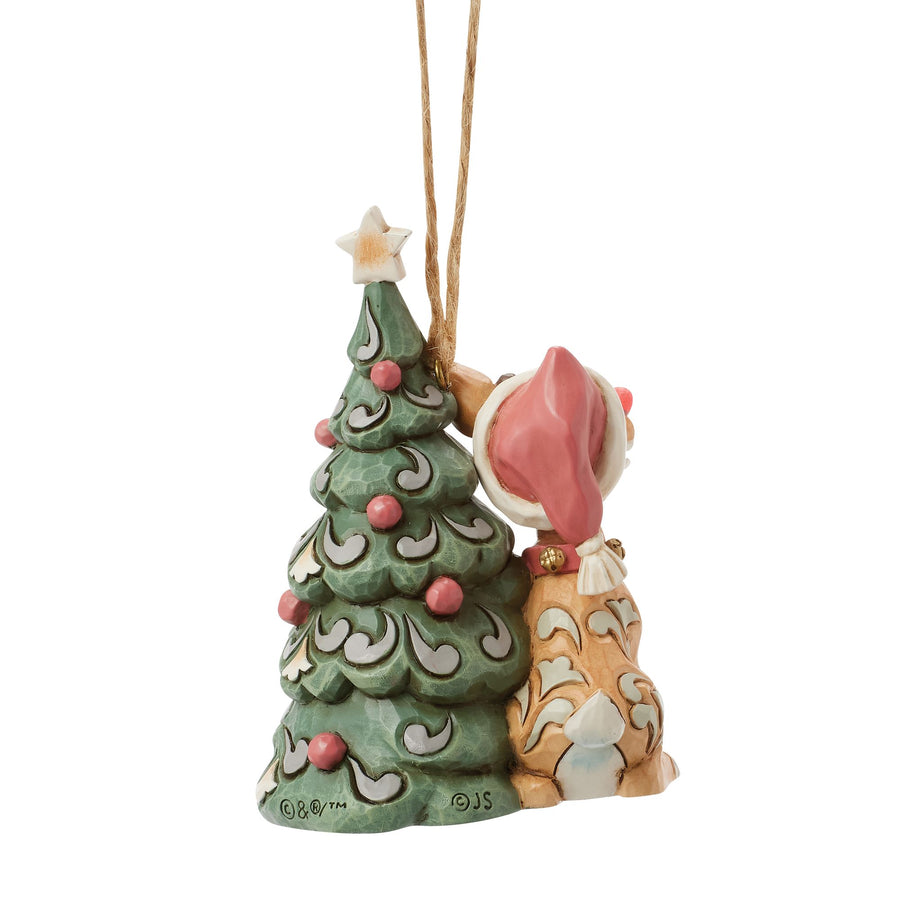 Woodland Rudolph with Tree H/O – Jim Shore