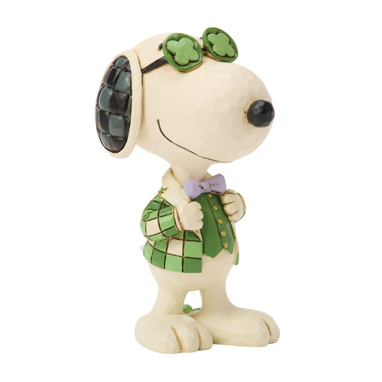 Snoopy Shamrock Glasses Mini – Jim Shore