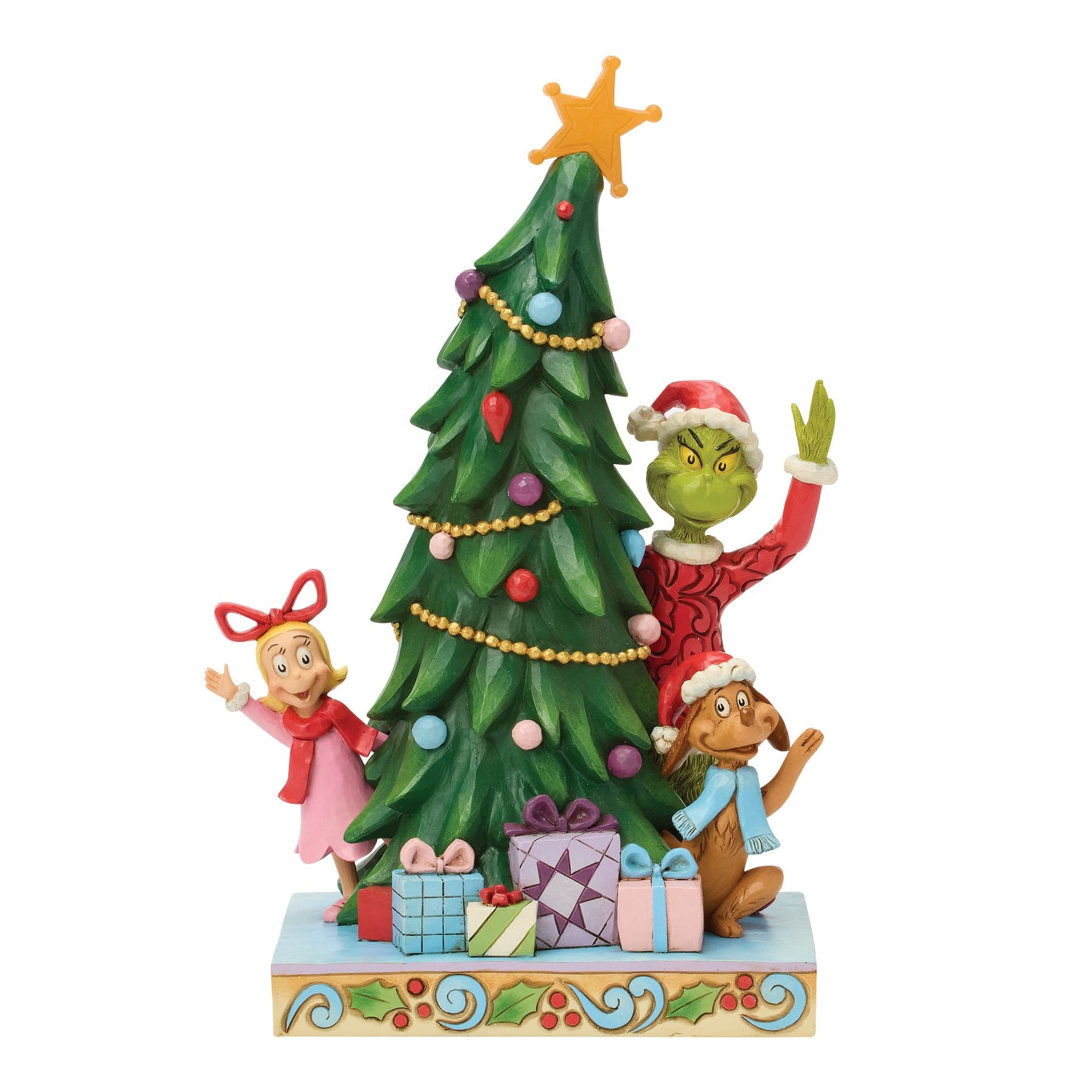 Grinch, Cindy, Max Peeking – Jim Shore
