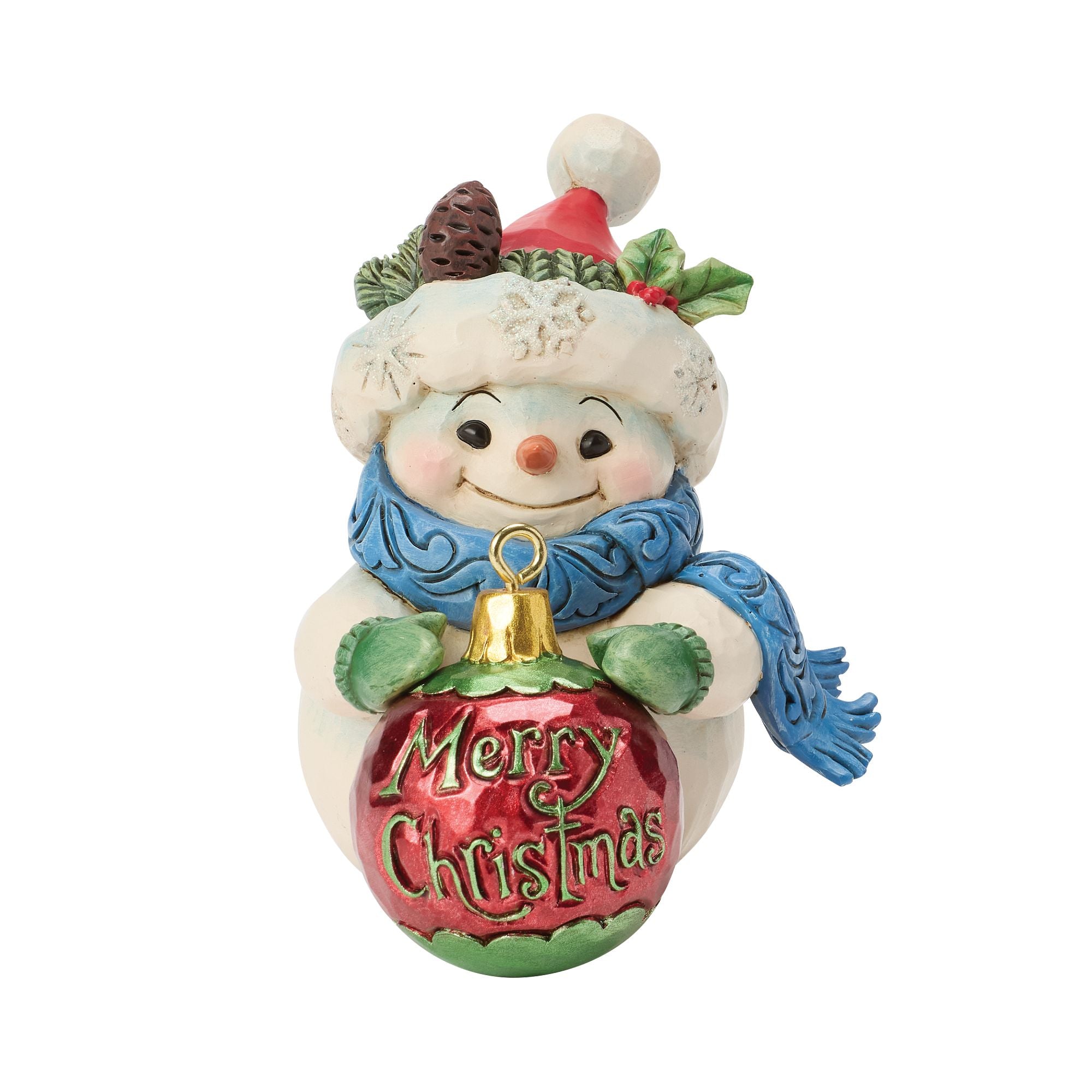 Snowman Ball Ornament Mini – Jim Shore
