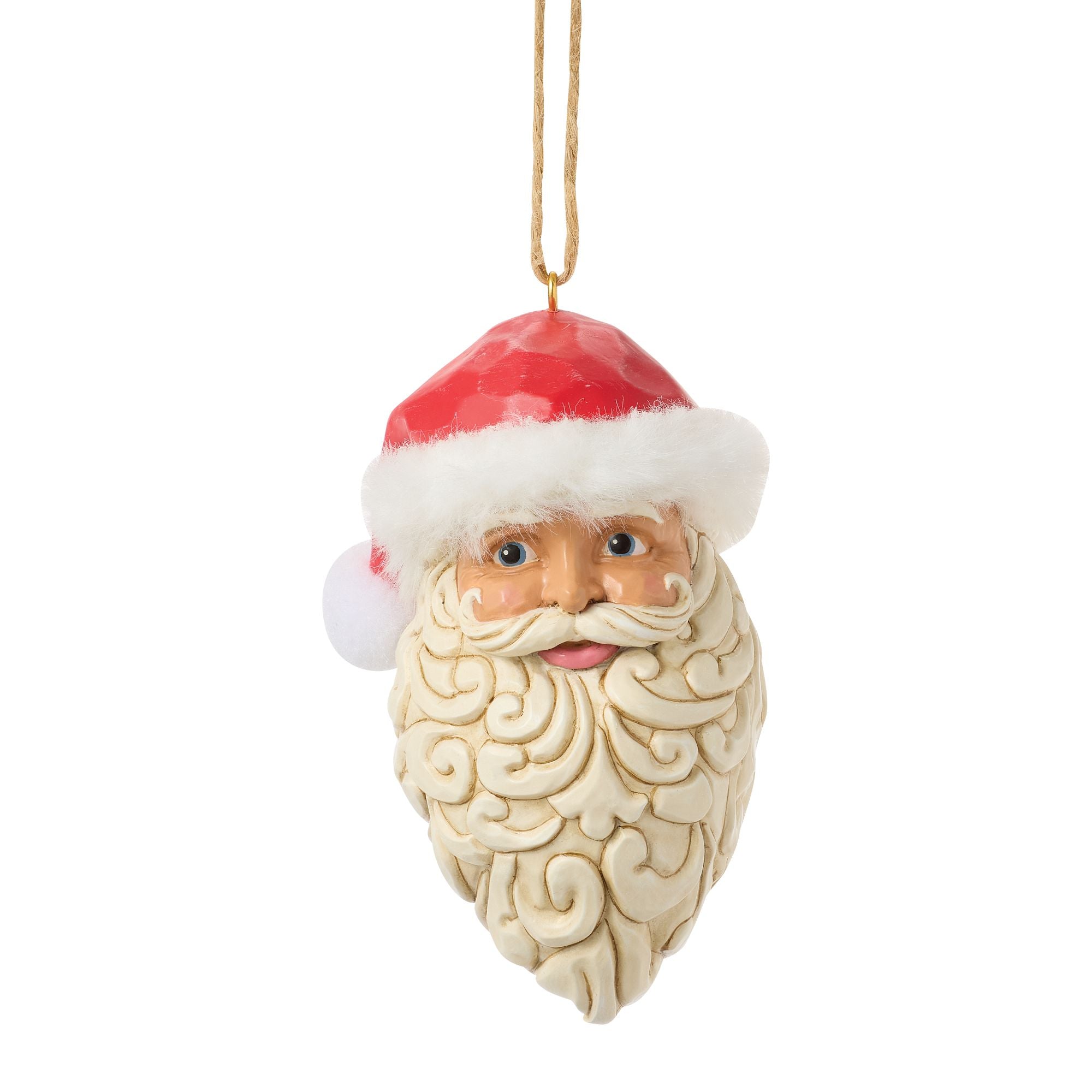 Large Santa Head Ornament – Jim Shore